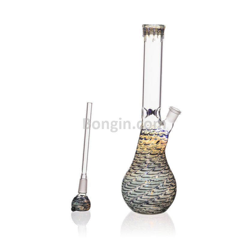 Silver Fumed Amsterdam Water Pipe